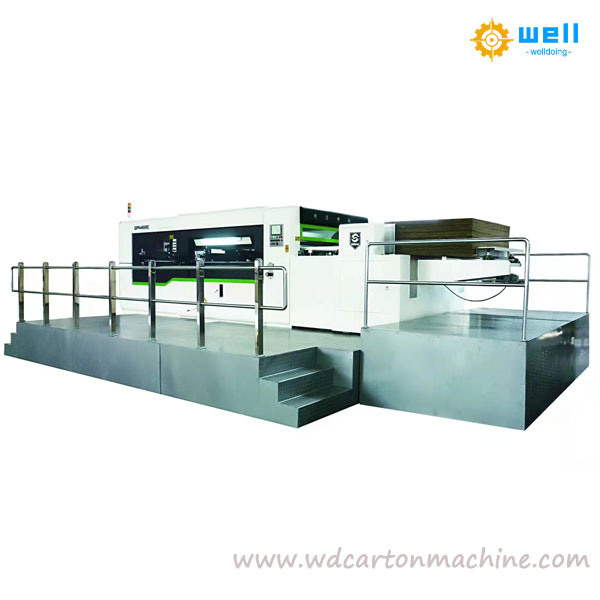 Full automatic leading edge paper feed full cleaning die cutting machine